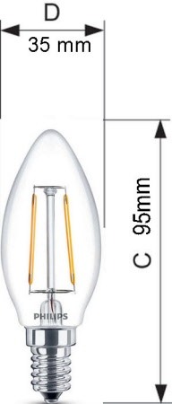 Philips LED Classic E14